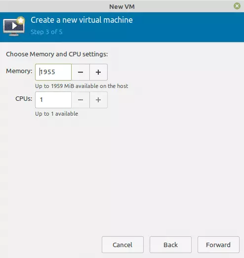 Suiteáil KVM Virtualization ar Linux Mint 20 1516_10