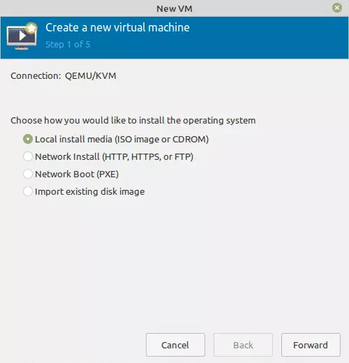 Suiteáil KVM Virtualization ar Linux Mint 20 1516_8