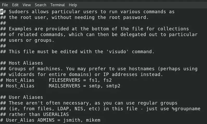 วิธีลบผู้ใช้ออกจาก Sudoers Centos 8 1524_3