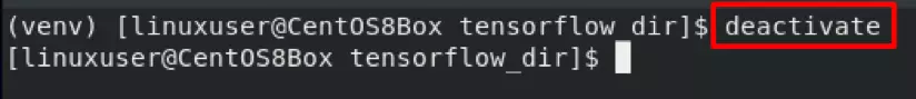 TensorFlow ကို CentOS 8 တွင် မည်သို့ထည့်သွင်းရမည်နည်း။ 1530_10