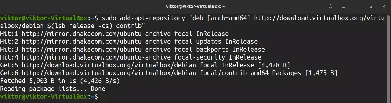 ដំឡើង និងប្រើ VirtualBox នៅក្នុង Ubuntu 20.04 153_7
