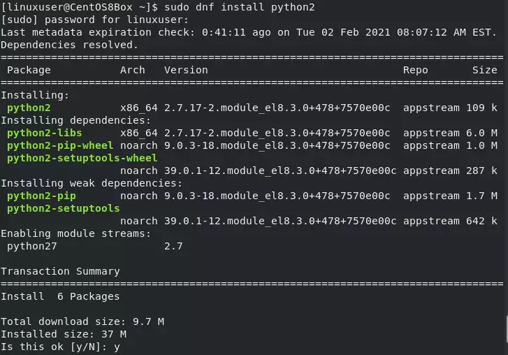 Як встановити Apache Cassandra на CentOS 8 1541_12