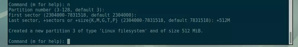 Linux માં fdisk નો ઉપયોગ કેવી રીતે કરવો 154_16