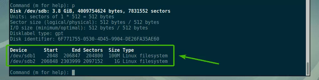 Linux හි fdisk භාවිතා කරන්නේ කෙසේද? 154_20