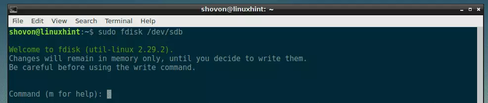 Kaip naudoti fdisk sistemoje Linux 154_5