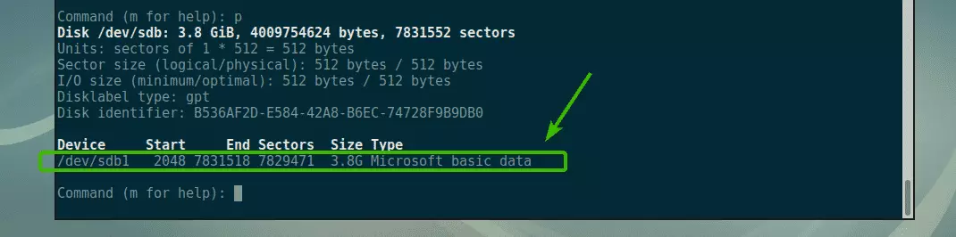 نحوه استفاده از fdisk در لینوکس 154_6