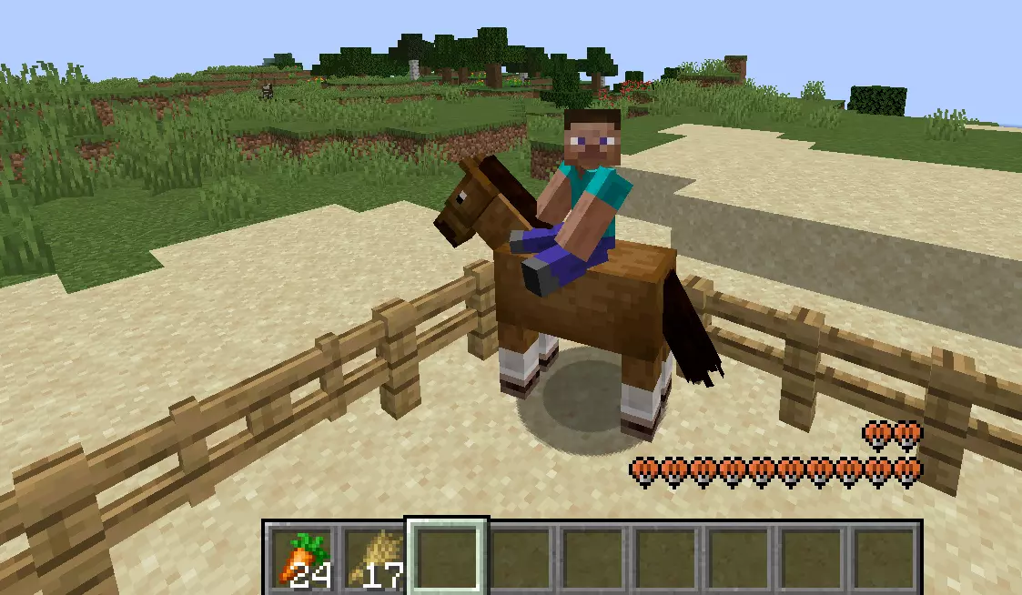 Sådan rider du på en hest i Minecraft 1588_6