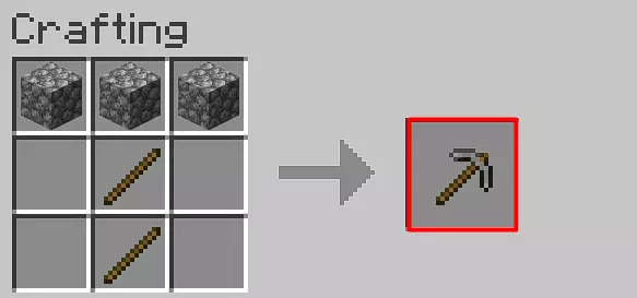 Hoe maak je een ijzeren schop in Minecraft 1594_5