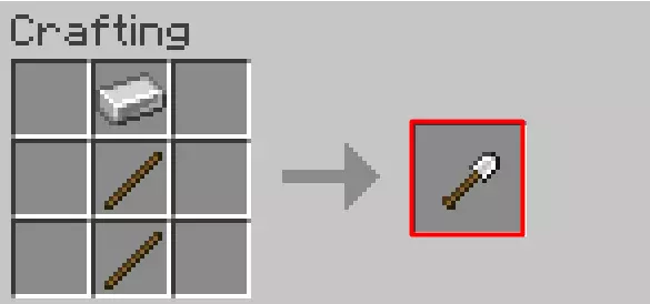 Kako napraviti željeznu lopatu u Minecraftu 1594_9
