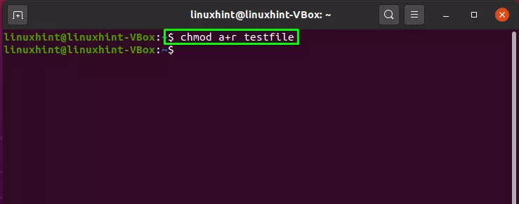 Si të përdorni komandën chmod në Linux 159_11