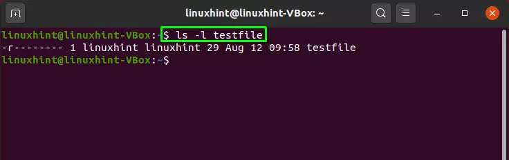 Meriv çawa di Linux de fermana chmod bikar tîne 159_4