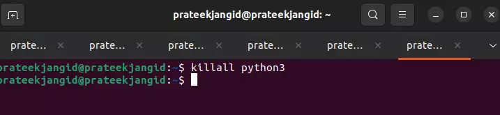 So beenden Sie alle Python-Prozesse in Linux 15_3