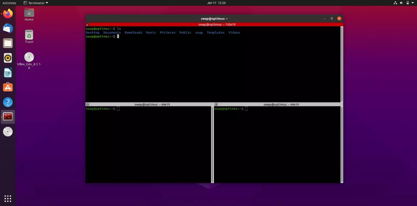 अपने लिनक्स टर्मिनल को विभाजित करने का सबसे अच्छा तरीका 1610_4