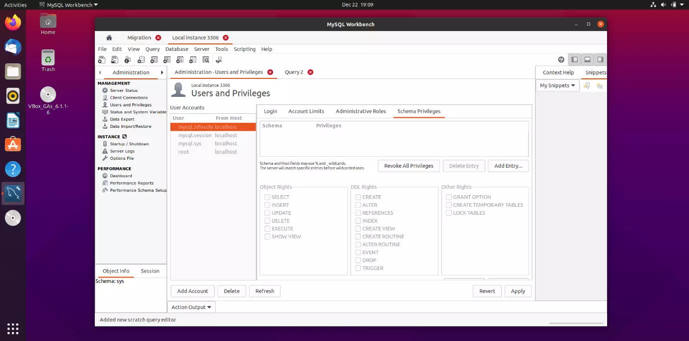 Tutorial di MySQL Workbench per Ubuntu 1612_12