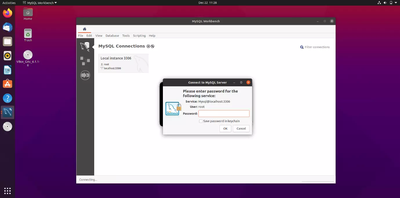 MySQL Workbench apmācība Ubuntu 1612_3