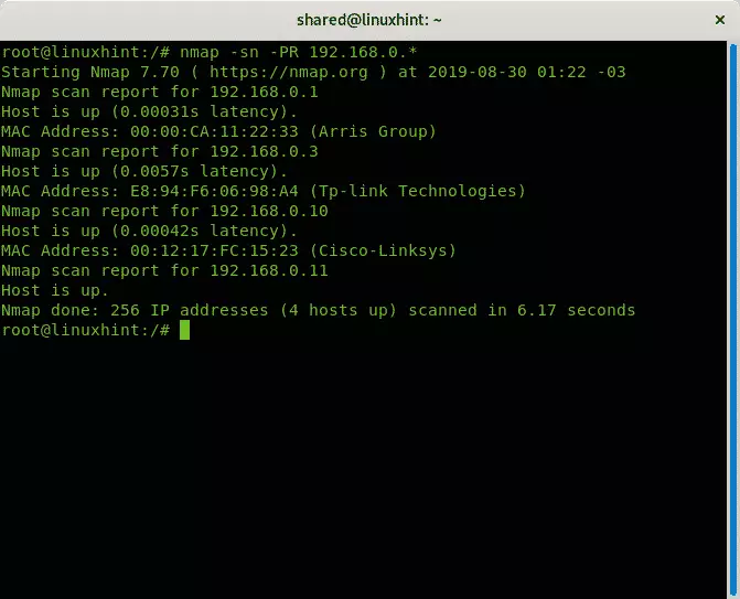 Nping ug Nmap arp scan 1625_6