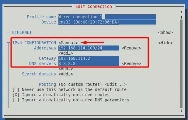Giunsa ang pag-configure sa usa ka network sa Linux Mint 165_13