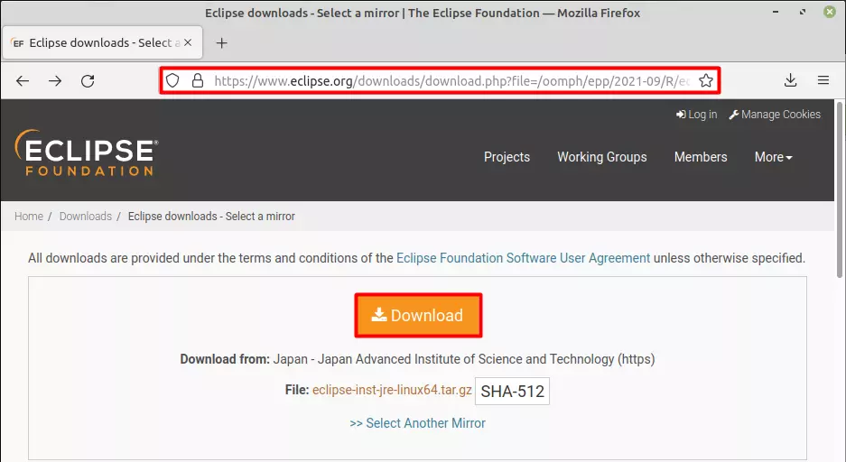 लिनक्स मिन्टमा Eclipse IDE कसरी स्थापना गर्ने? 166_2