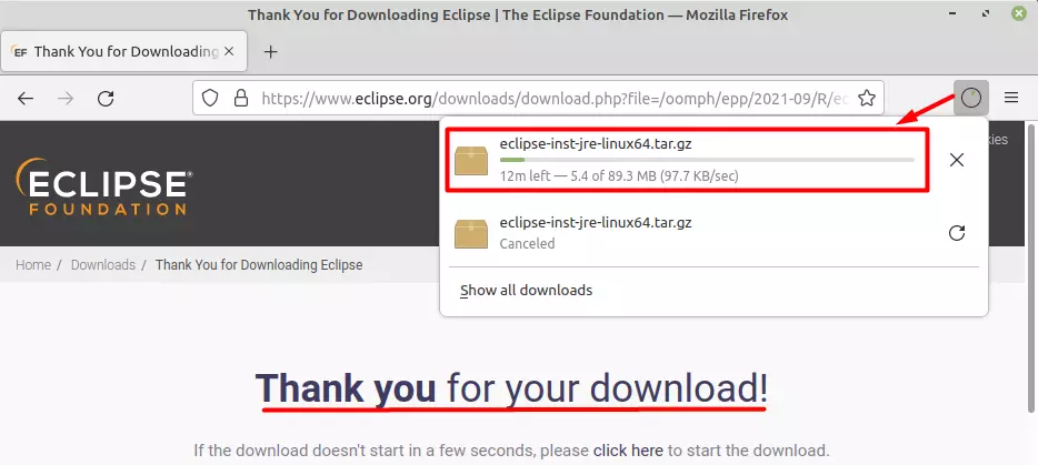 Momwe Mungayikitsire Eclipse IDE pa Linux Mint? 166_3