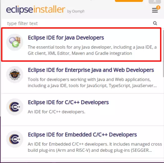 Linux Mint-ൽ Eclipse IDE എങ്ങനെ ഇൻസ്റ്റാൾ ചെയ്യാം? 166_8