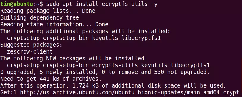 Linux-da eCryptfs-dən necə istifadə etmək olar 1677_1