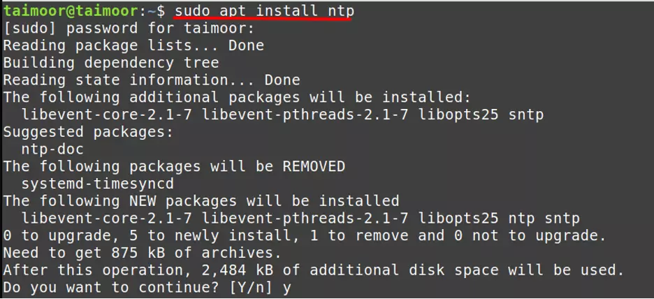 Как настроить NTP в Linux Mint 167_1