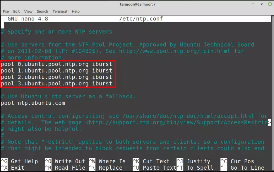 Как настроить NTP в Linux Mint 167_15