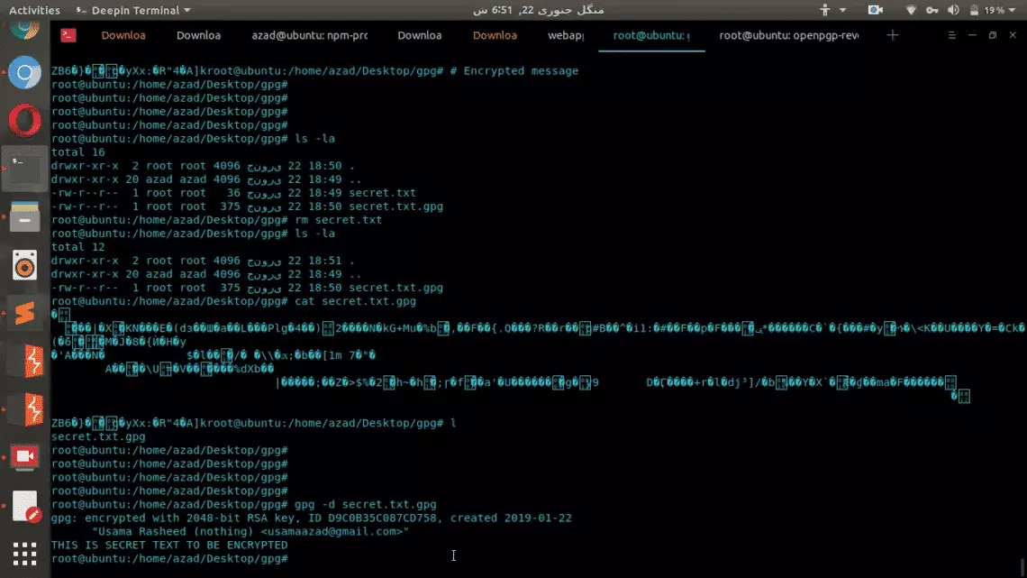 Cara Mengenkripsi/Mendekripsi file menggunakan GPG 1680_9