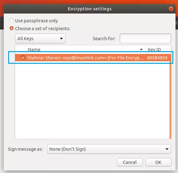 Hvordan installere Seahorse Encryption på Ubuntu 1682_25