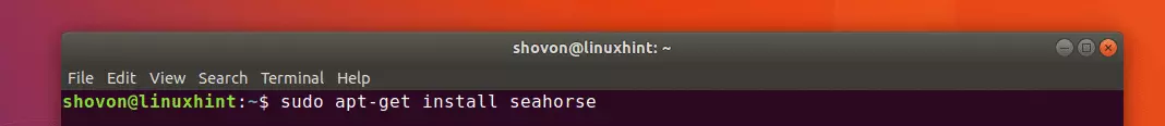 Hvordan installere Seahorse Encryption på Ubuntu 1682_3