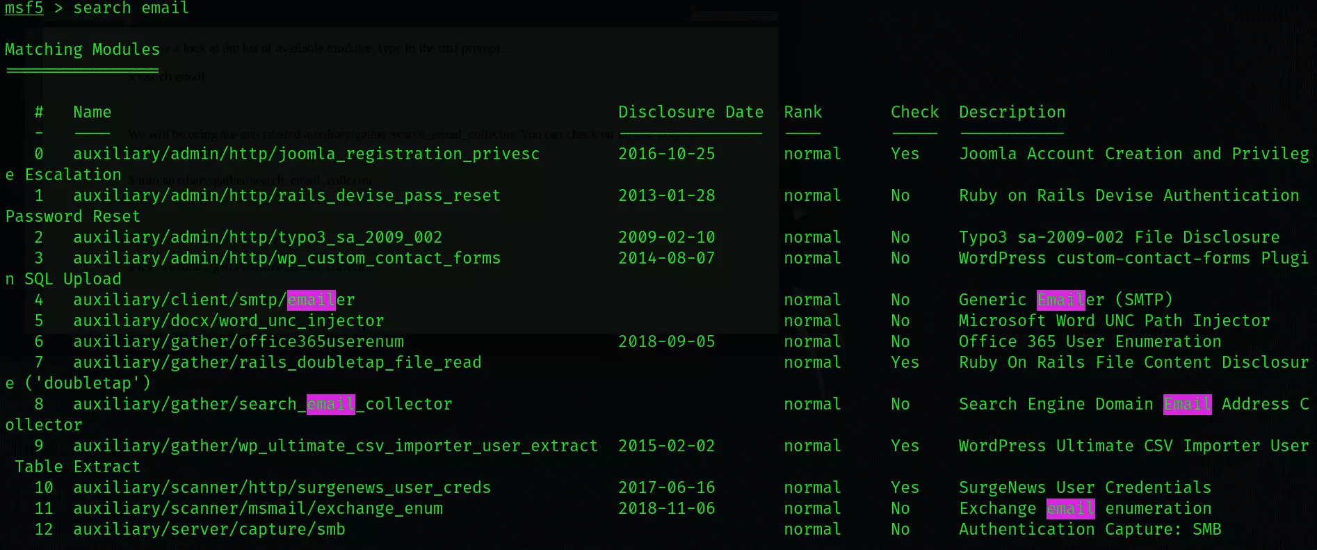 Framework Metasploit - Travailler avec les charges utiles Metasploit 1690_7