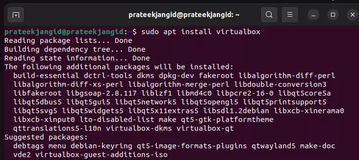 Whonixi installimine Ubuntule