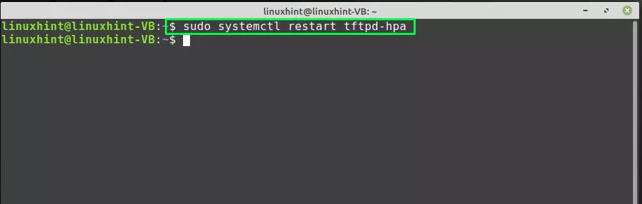 Maitiro ekugadzirisa TFTP server paLinux Mint 170_13