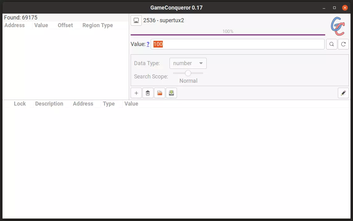 Hur man använder GameConqueror Cheat Engine i Linux 1745_3