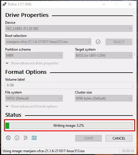 Otu esi etinye Manjaro na Hard Drive Mpụga 1755_5