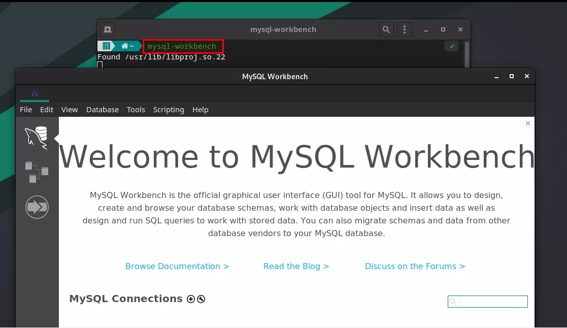 Как использовать MySQL-Workbench на Manjaro