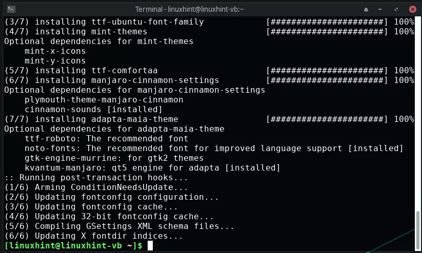 Sådan installeres Cinnamon på Manjaro 1771_12