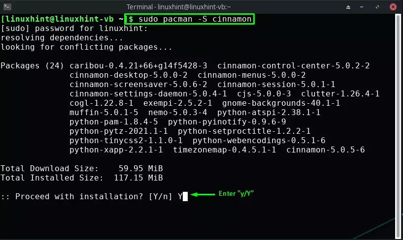 Sådan installeres Cinnamon på Manjaro 1771_3