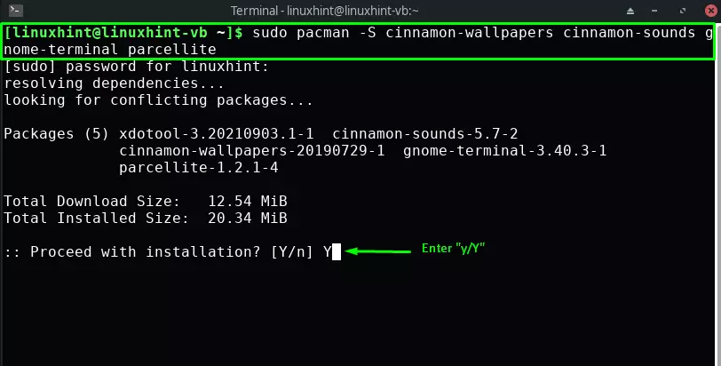 Kako instalirati Cinnamon na Manjaro 1771_5