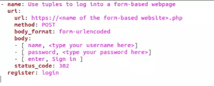 Feso'ota'iga ma Au'aunaga i luga ole laiga Fa'aaogāina ole Ansible URI Module 1777_4