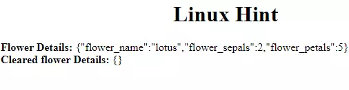 Backbone.js Model.clear() विधि 1816_1