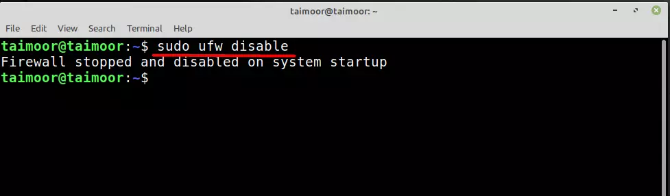 Hur man inaktiverar brandväggen helt på Linux Mint 181_2