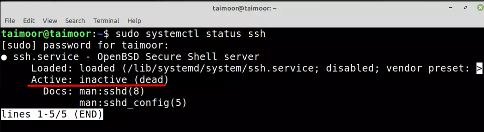 Hoe om SSH op Linux Mint te aktiveer 182_3