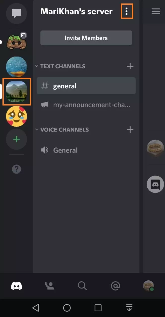 E faʻafefea ona fai se faʻasalalauga faʻasalalauga i luga ole Discord Mobile 1830_2