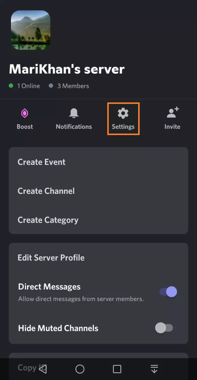 Jak stworzyć kanał ogłoszeń na Discord Mobile 1830_3