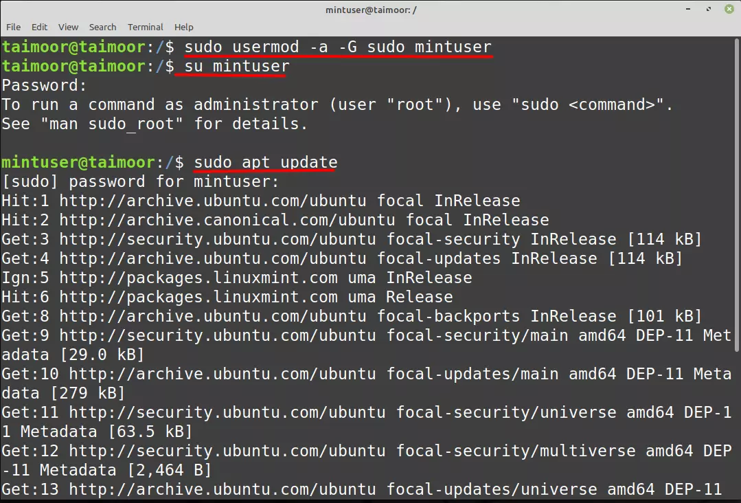 Hur man lägger till en användare på Linux Mint 183_5