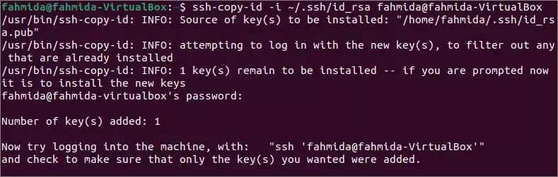 Ինչպես օգտագործել ssh-keygen-ը SSH բանալի ստեղծելու համար 1840_4