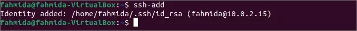 Ինչպես օգտագործել ssh-agent-ը Ubuntu-ում 1845_3