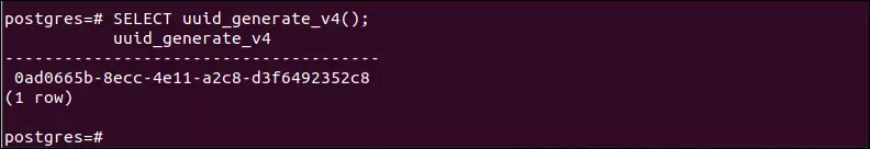 PostgreSQL UUID Maglumatlaryň görnüşi 1870_2