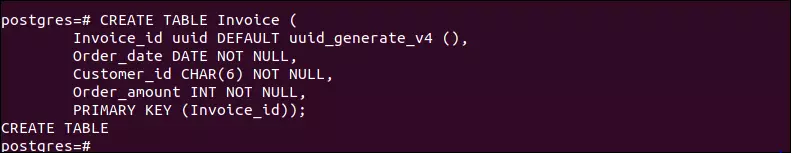 Type de données UUID PostgreSQL 1870_4